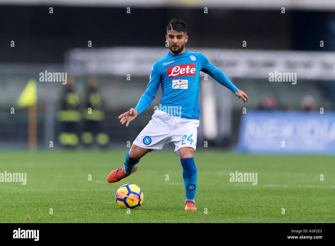 Verona, Italy. 5th Nov, 2017. Lorenzo Insigne (Napoli) Football/Soccer ...
