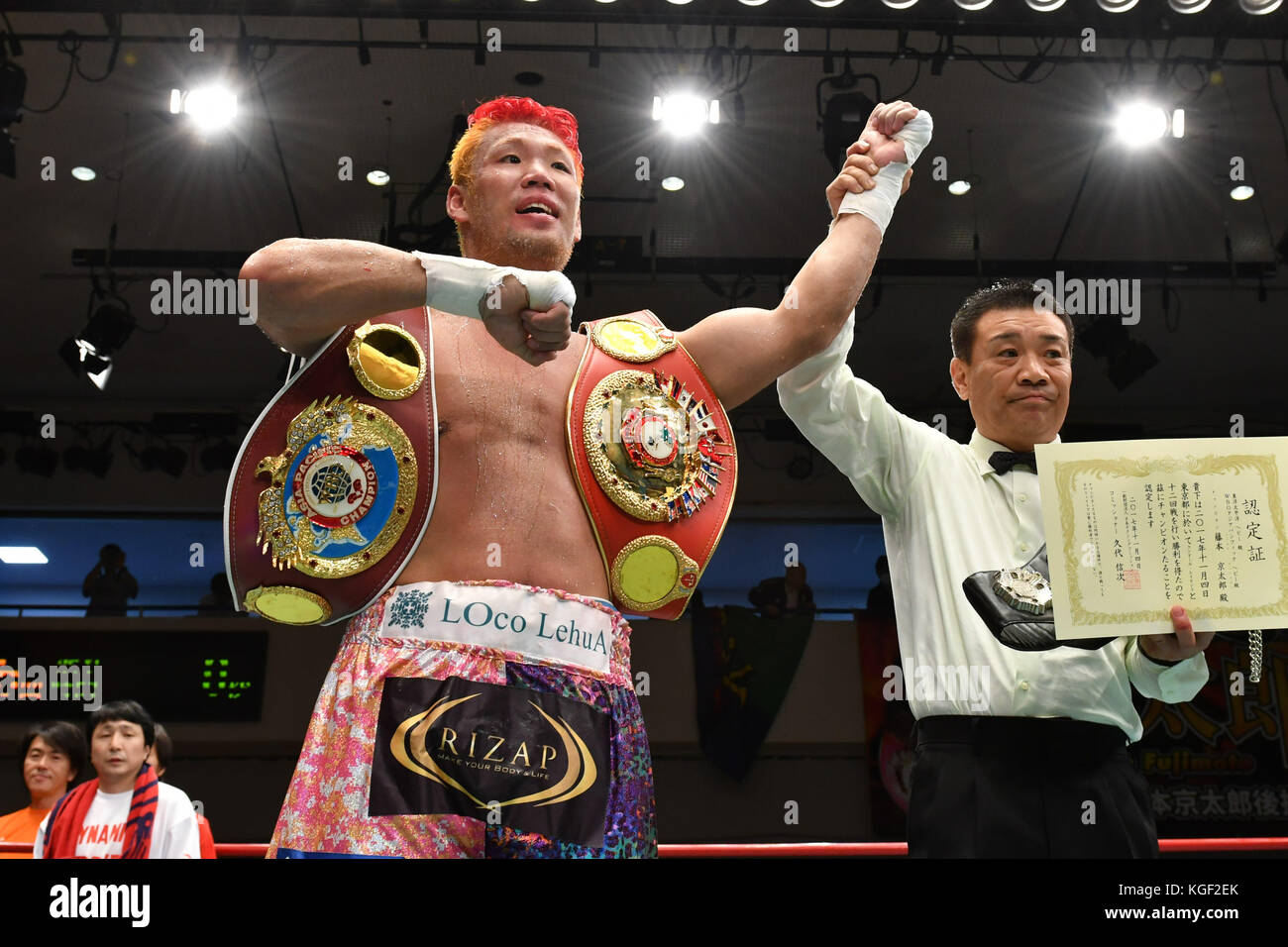 Tokyo, Japan. 7th Nov, 2017. Kyotaro Fujimoto (JPN), Yuji Fukuchi ...