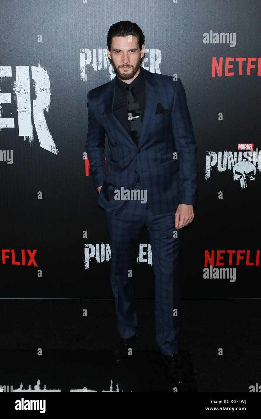 New York, NY, USA. 06th Nov, 2017. Ben Barnes at 'Marvel's The Punisher ...