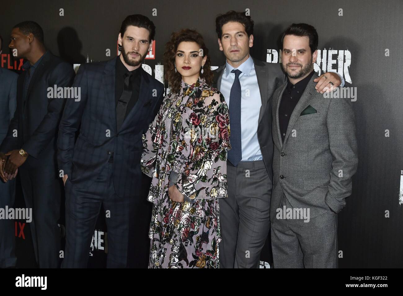 New York, NY, USA. 6th Nov, 2017. Ben Barnes, Amber Rose Revah, Jon ...