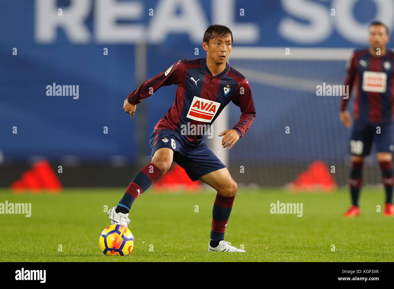San Sebastian, Spain. 5th Nov, 2017. Takashi Inui (Eibar) Football ...