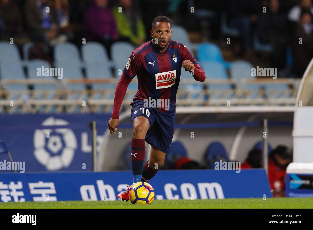 San Sebastian, Spain. 5th Nov, 2017. Bebe (Eibar) Football/Soccer ...