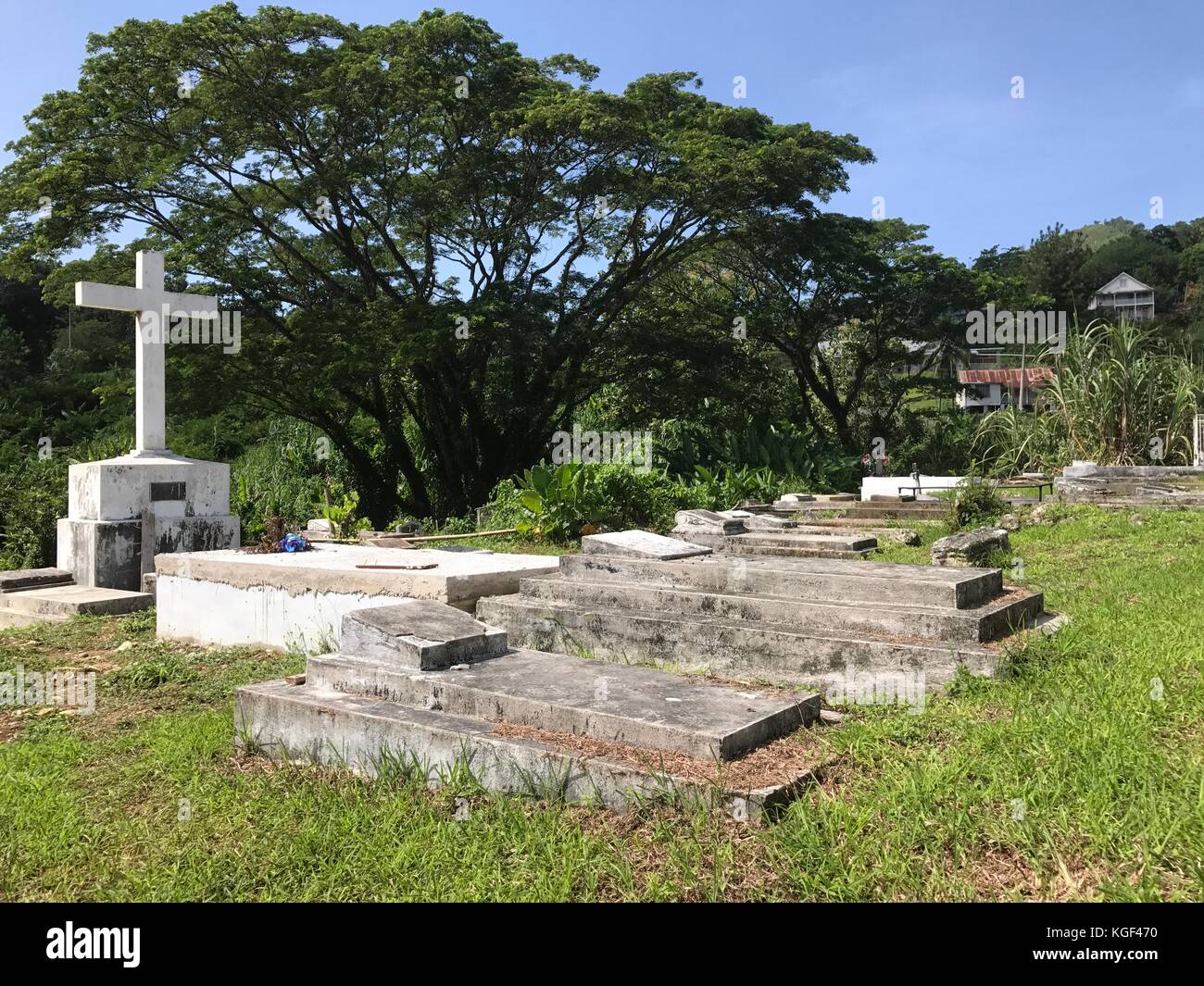Seaford Town, Jamaica. 22nd Oct, 2017. Picture of the cemetery in ...