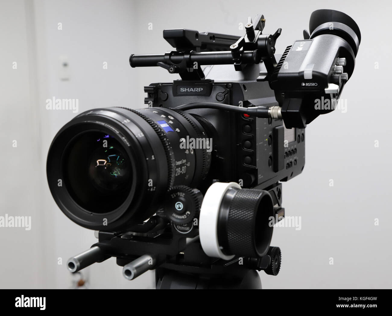 Tokyo, Japan. 7th Nov, 2017. Japan's electronics giant Sharp unveils ...