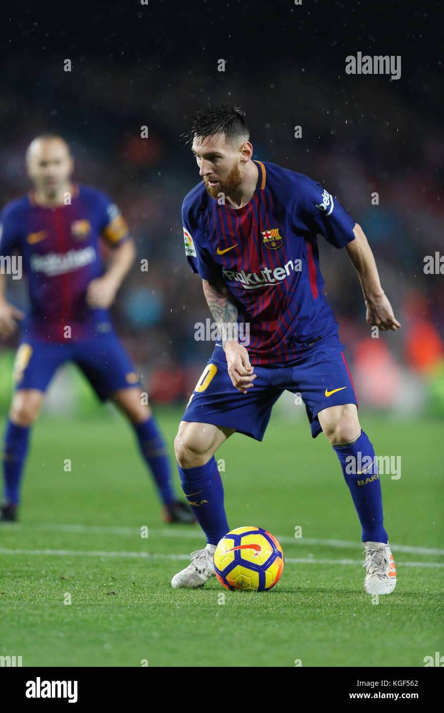 Barcelona, Spain. 4th Nov, 2017. Lionel Messi (Barcelona) Football ...