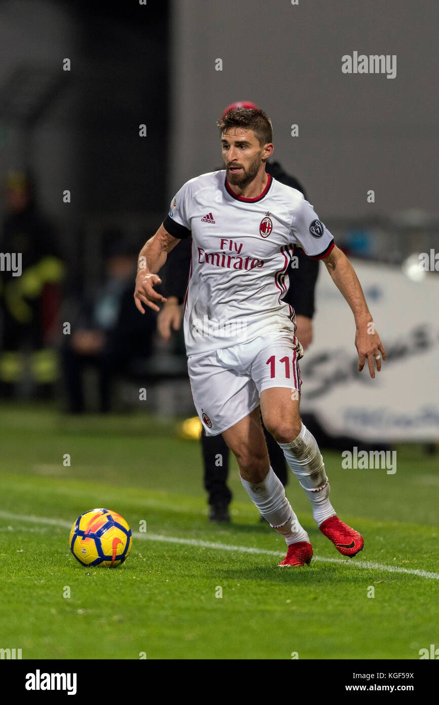 Reggio Emilia, Italy. 5th Nov, 2017. Fabio Borini (Milan) Football ...