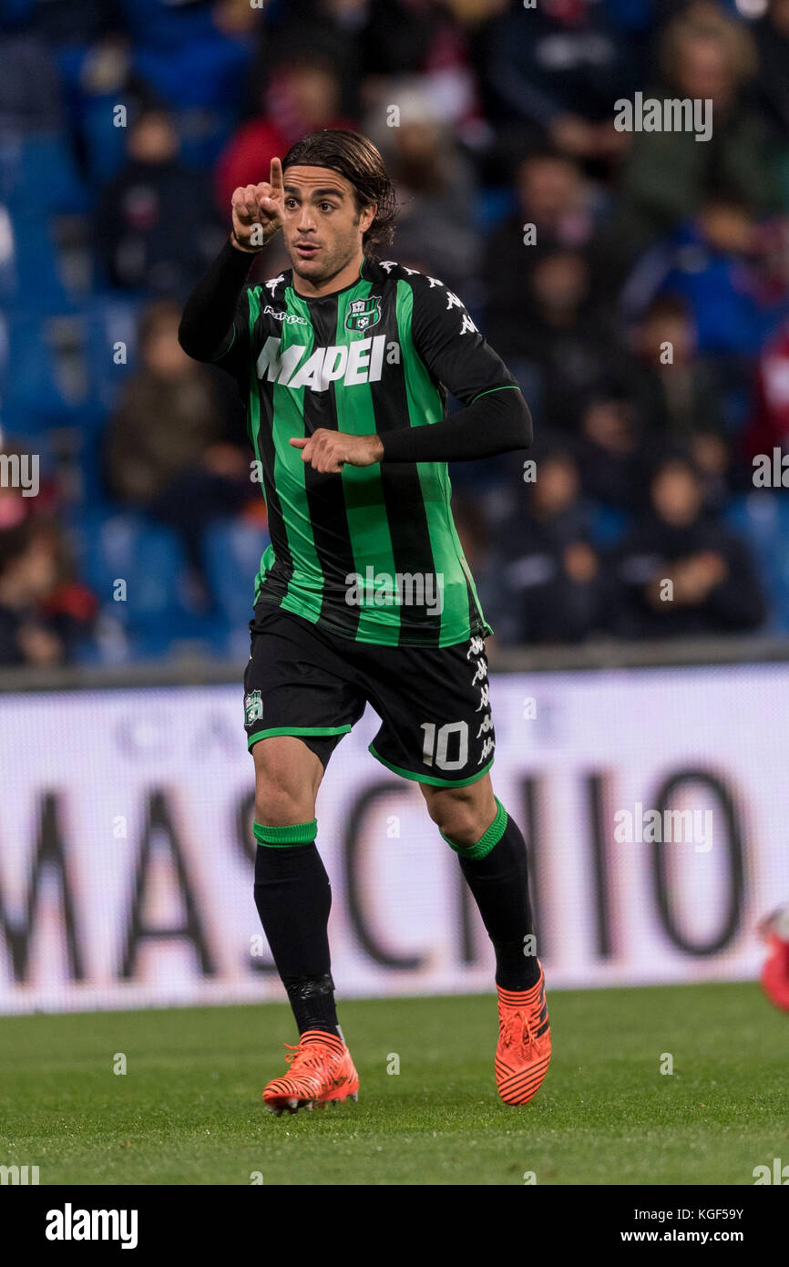 Reggio Emilia, Italy. 5th Nov, 2017. Alessandro Matri (Sassuolo ...