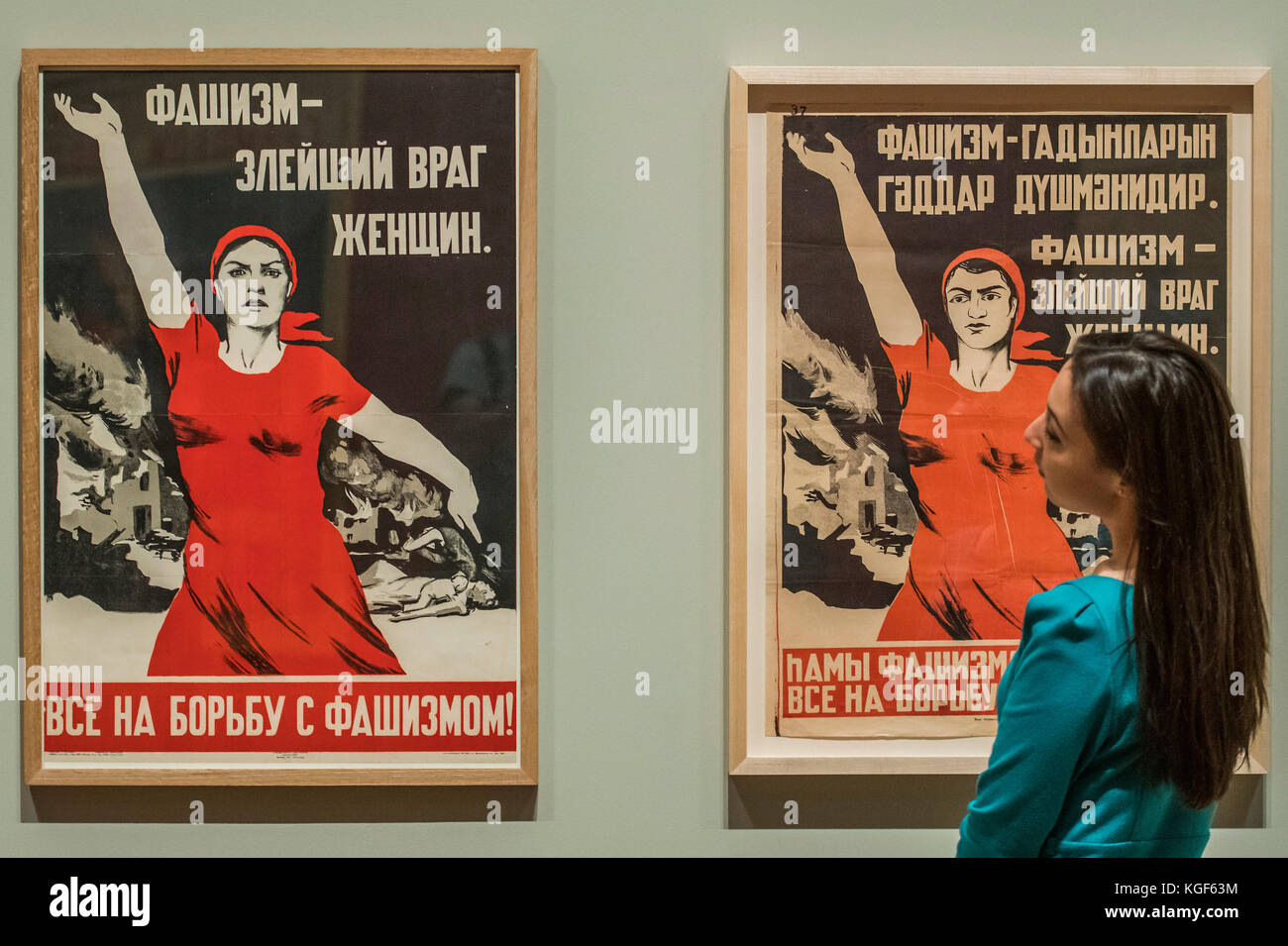 Soviet posters of women hi-res stock photography and images - Alamy