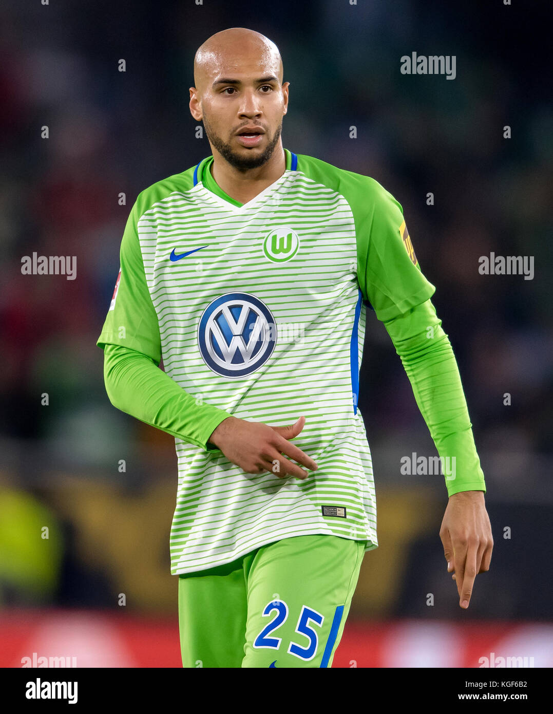 Wolfsburg, Germany. 5th Nov, 2017. Wolfsburg's John Anthony Brooks in ...