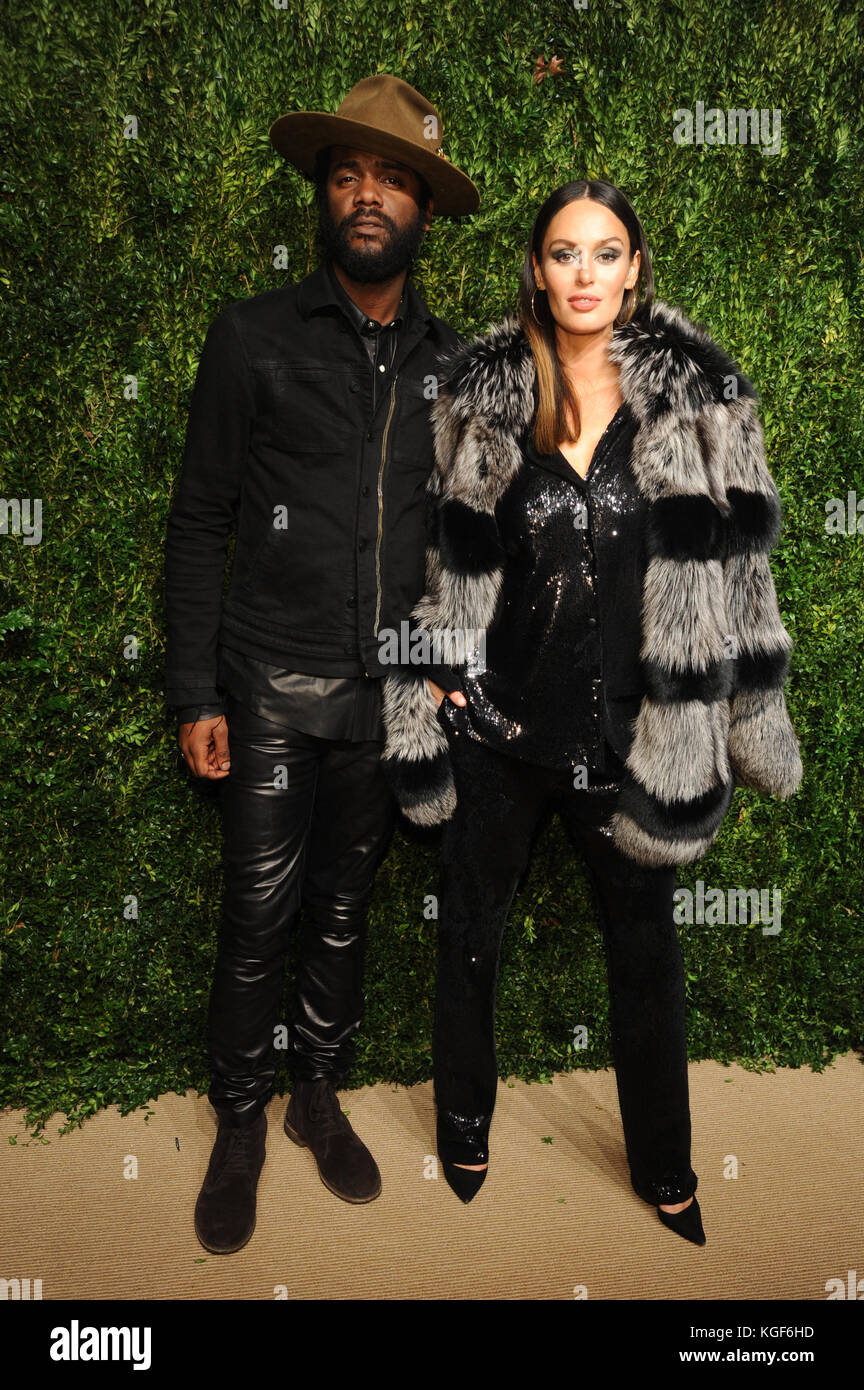 New York, NY, USA. 6th Nov, 2017. Gary Clark Jr. and Nicole Trunfio at ...