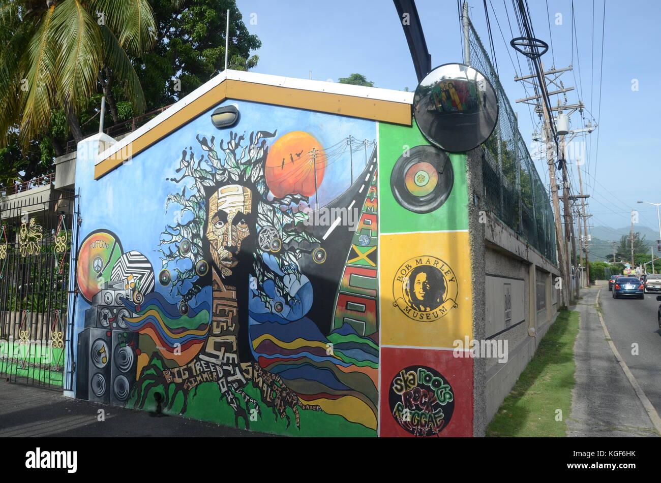 Kingston, Jamaica. 21st Oct, 2017. The entrance of the museum of the ...