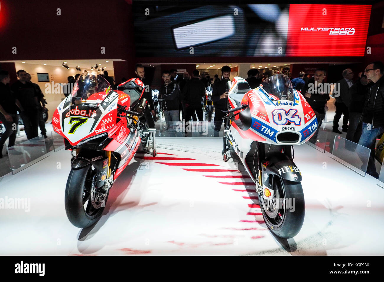 Milan, Italy. 07th Nov, 2017. Milan. EICMA Motorcycle and Cycle Fair ...
