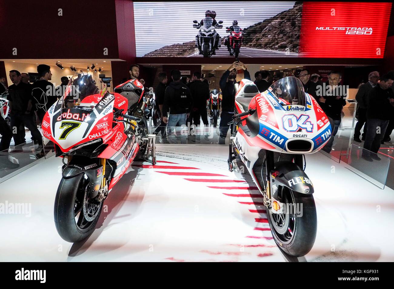 Milan, Italy. 07th Nov, 2017. Milan. EICMA Motorcycle and Cycle Fair ...