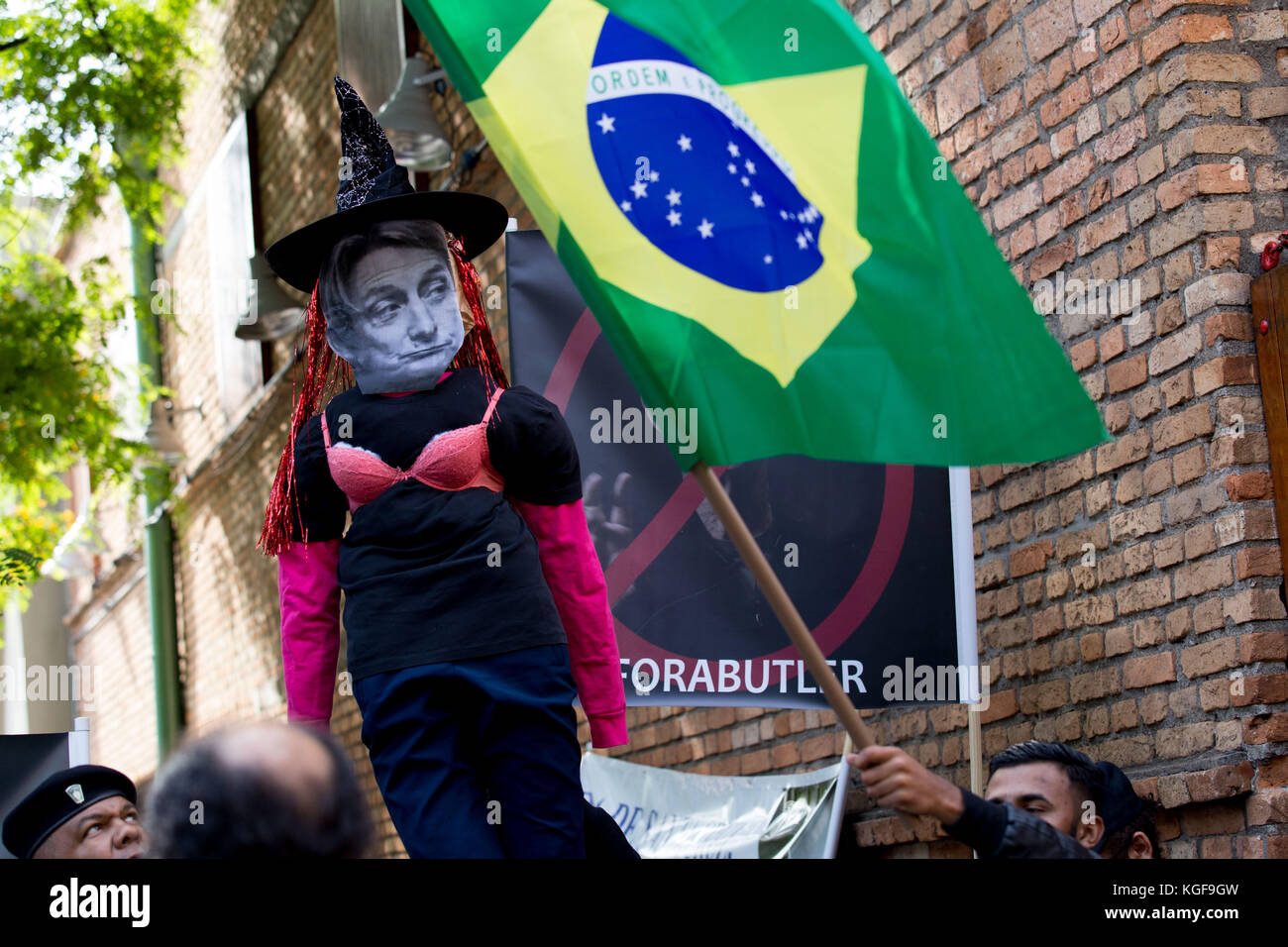 Brazil protest judith butler hi-res stock photography and images - Alamy