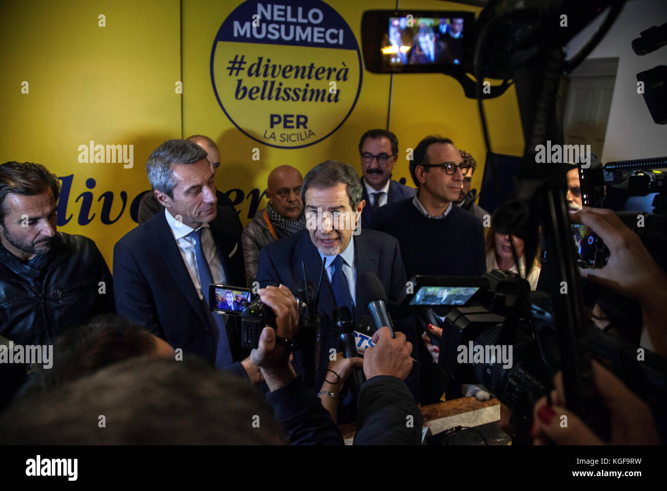 Nello Musumeci, candidate of the center-right parties, is the new ...