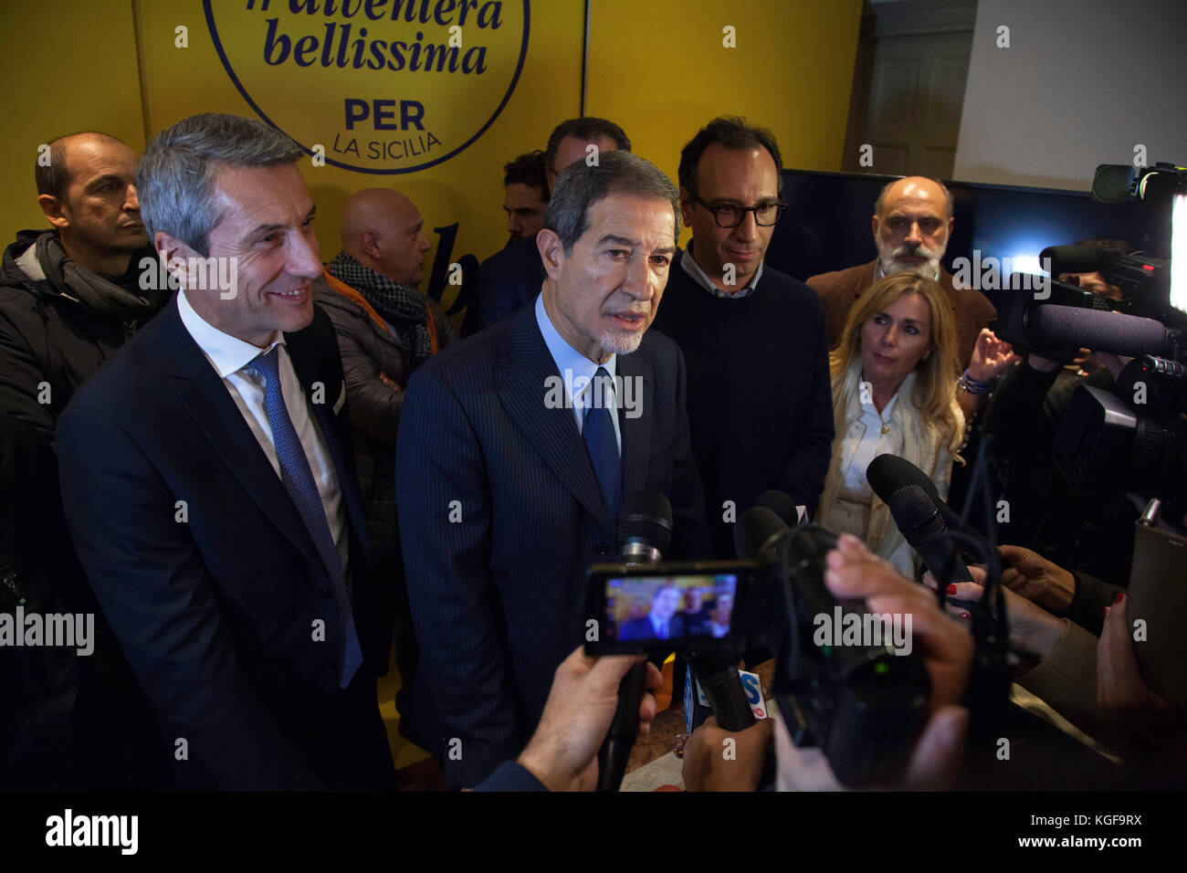 Nello Musumeci, candidate of the center-right parties, is the new ...