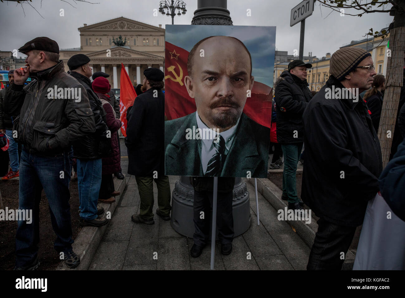 Painting Lenin Revolution High Resolution Stock Photography and Images ...