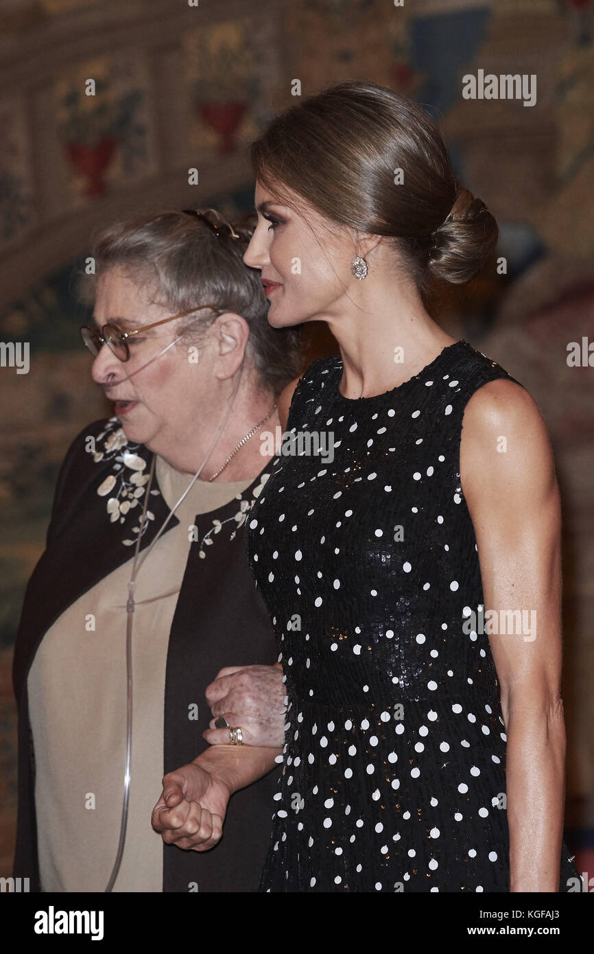 Madrid, Madrid, Spain. 7th Nov, 2017. Nechama Rivlin, Queen Letizia of ...