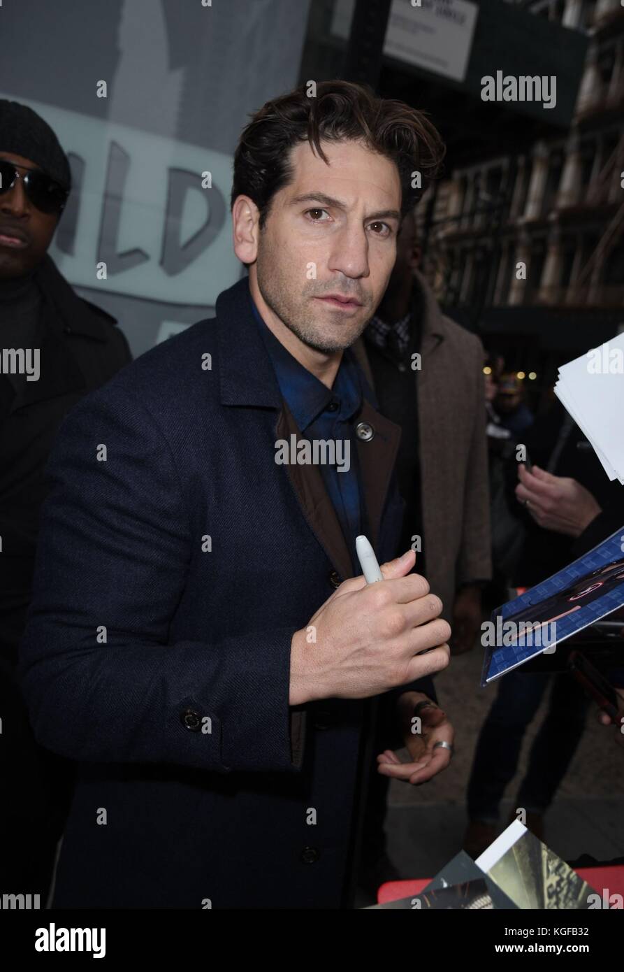 New York, NY, USA. 7th Nov, 2017. Jon Bernthal, seen at AOL BUILD to ...