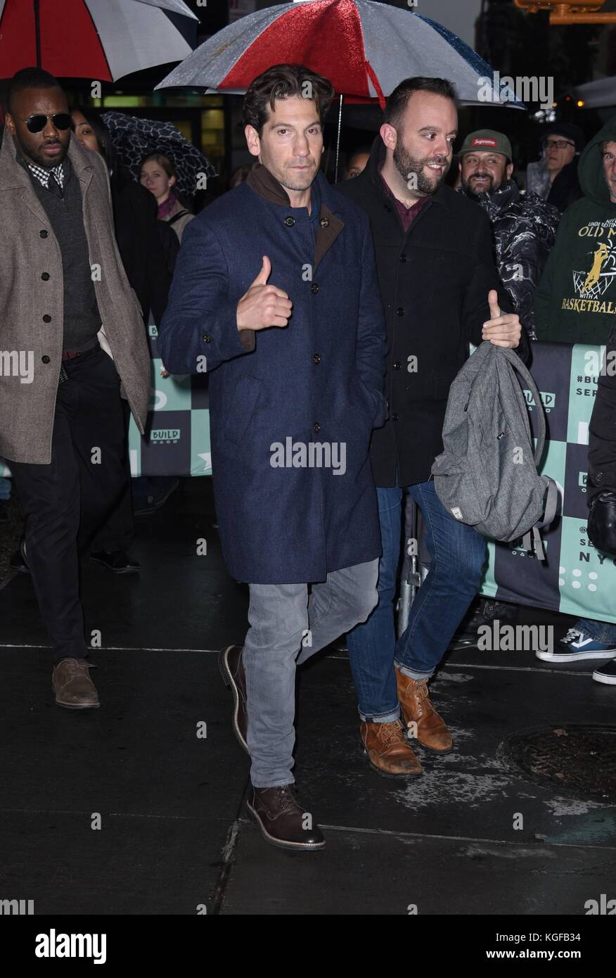 New York, NY, USA. 7th Nov, 2017. Jon Bernthal, seen at AOL BUILD to ...