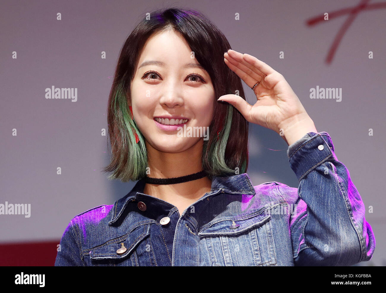 08th Nov, 2017. S. Korean girl group EXID Hye Rin, a member of South ...