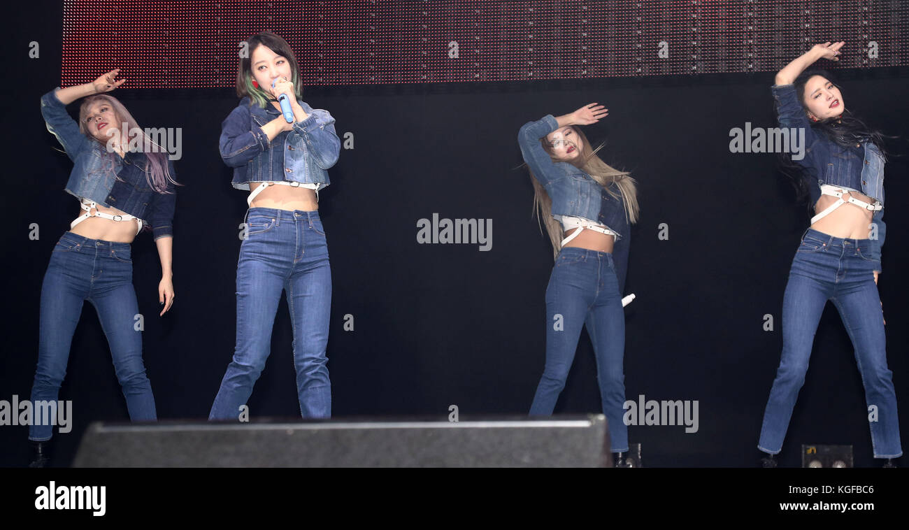 08th Nov, 2017. S. Korean girl group EXID South Korean girl group EXID ...
