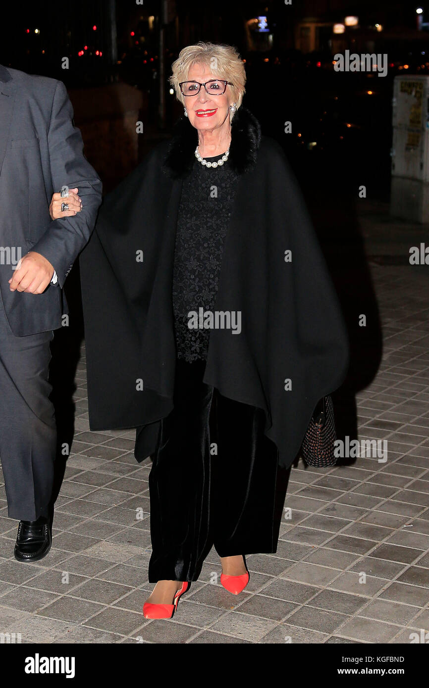 Madrid, Spain. 7th Nov, 2017. La actriz Concha Velasco during the 15 ...