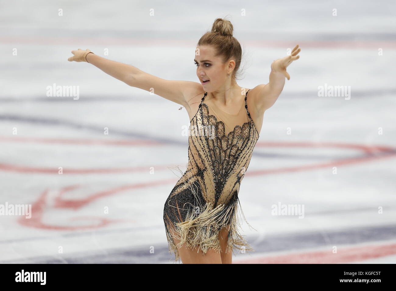 Moscow, Russia. 20th Oct, 2017. Elena Radionova (RUS) Figure Skating ...