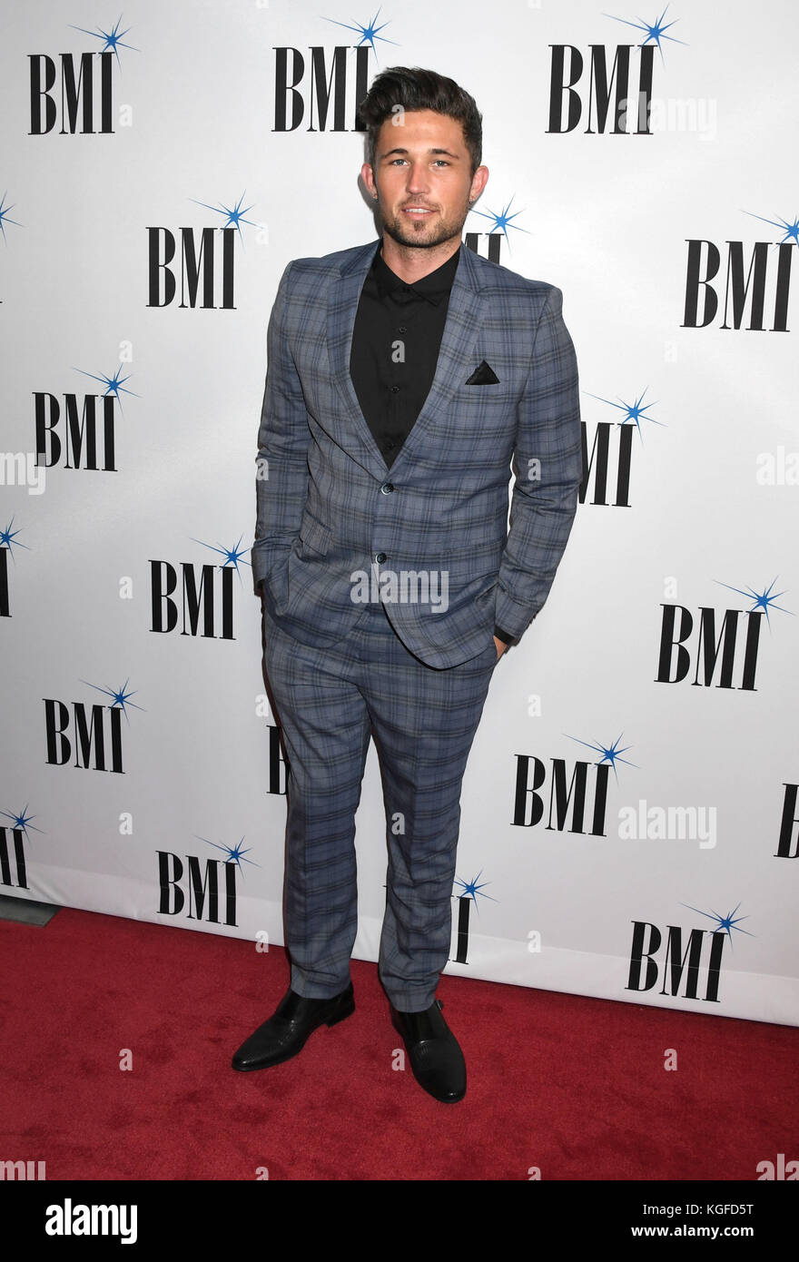 Nashville, Tennessee, USA. 7th Nov, 2017. Michael Ray. 2017 BMI Country Awards held at BMI Music ...