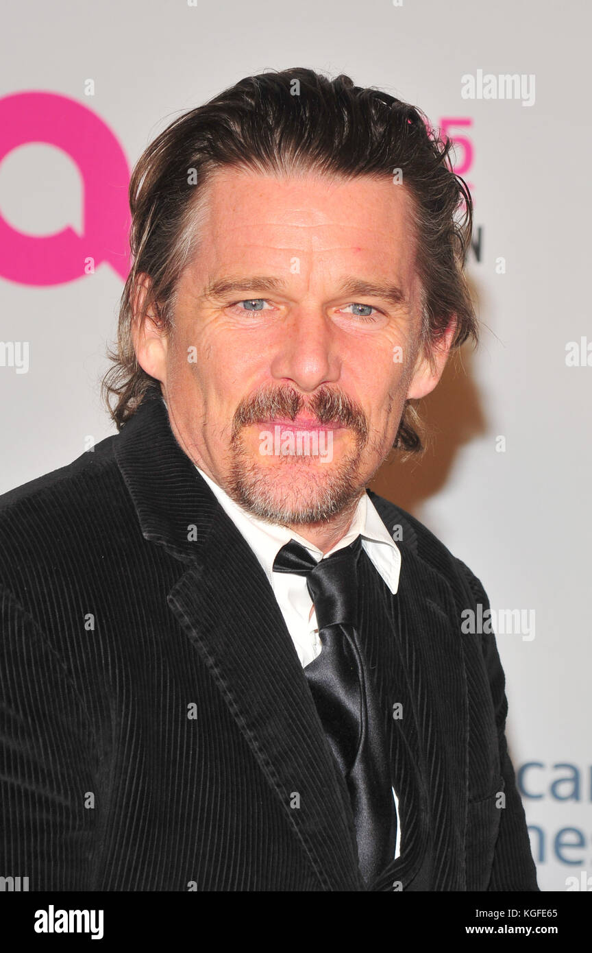 New York, NY, USA. 7th Nov, 2017. Ethan Hawke at The Elton John AIDS ...