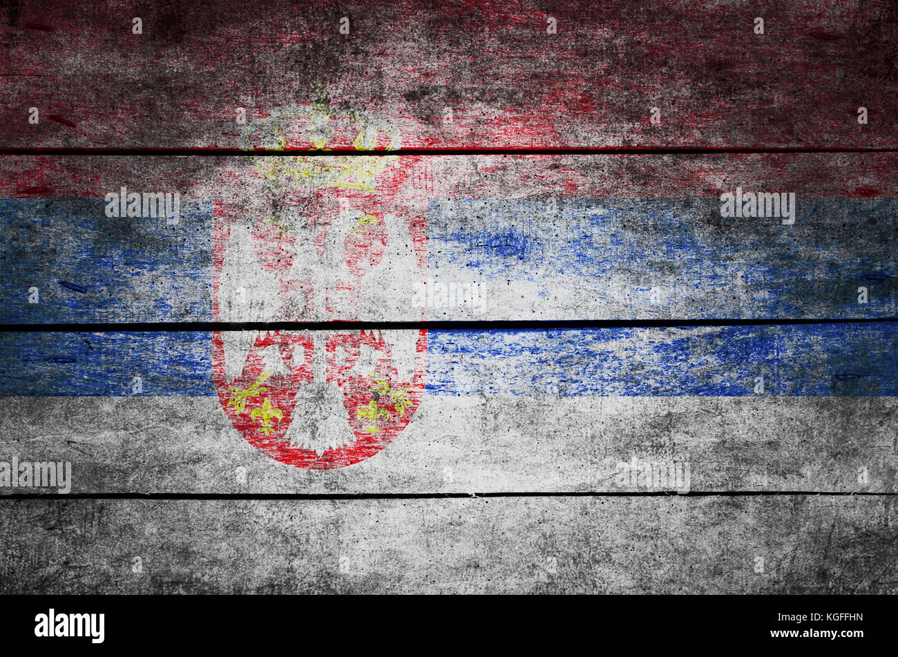 wooden texture surface with old painted flag Stock Photo - Alamy