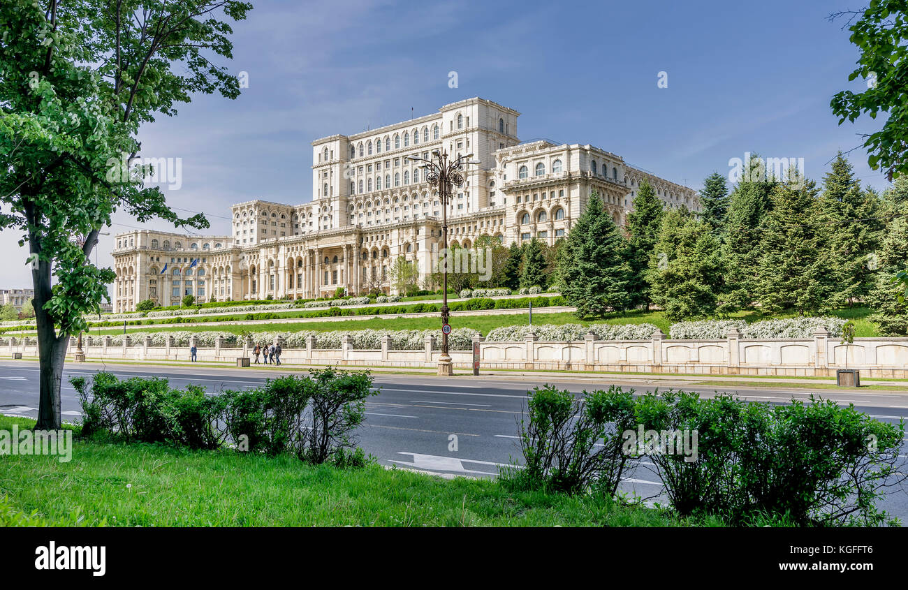 Palace of the Parliament, Bucharest, Romania Stock Photo - Alamy