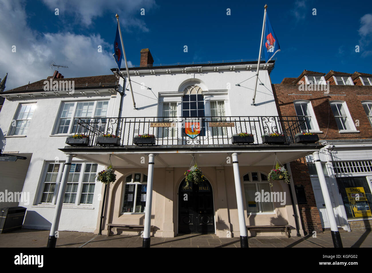 View of Tenterden, with its museum, churches, antique shops and Town ...