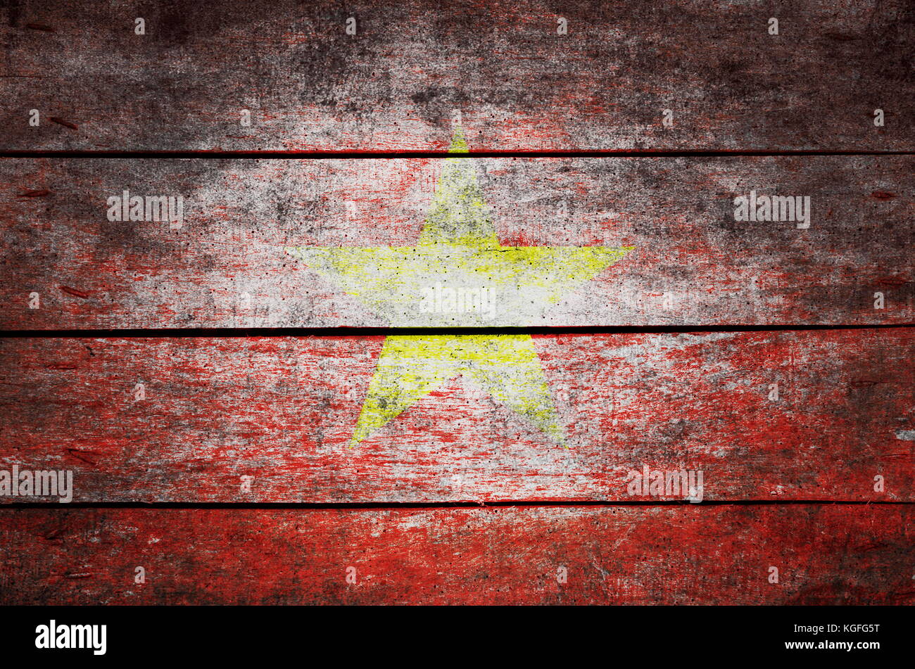 wooden texture surface with old painted flag Stock Photo - Alamy
