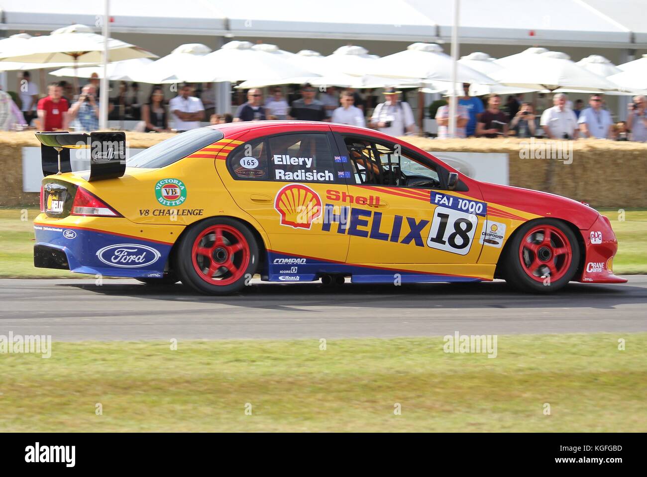2001 Paul Radisich Ford Falcon V8 Supercar #18 at Goodwood Festival of ...