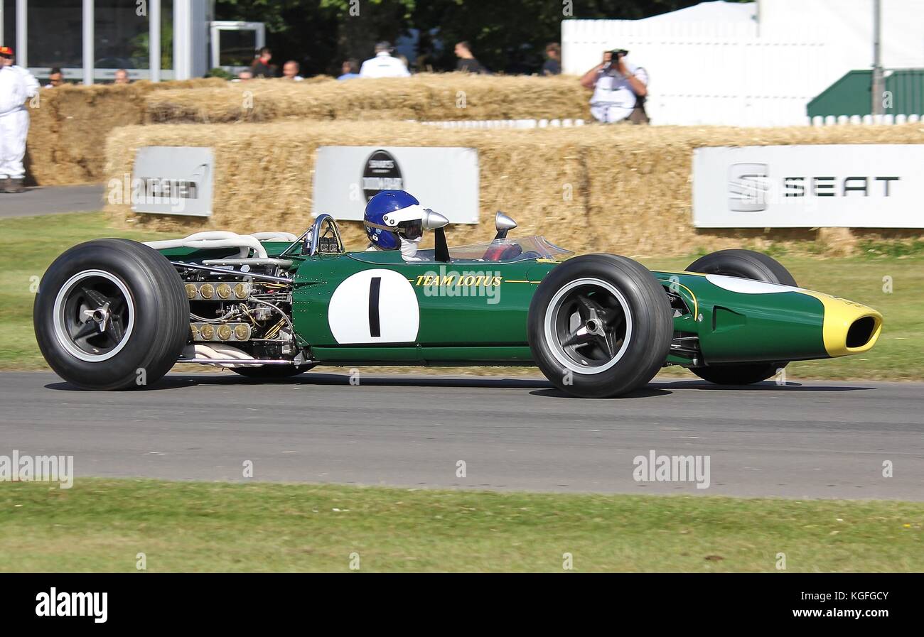 1966 Lotus BRM 43 at Goodwood Festival of Speed 2015 Stock Photo - Alamy
