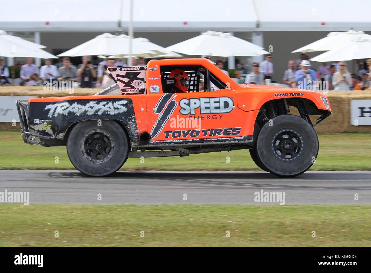 Robby Gordon's Stadium Super Truck during the Goodwood Festival of ...
