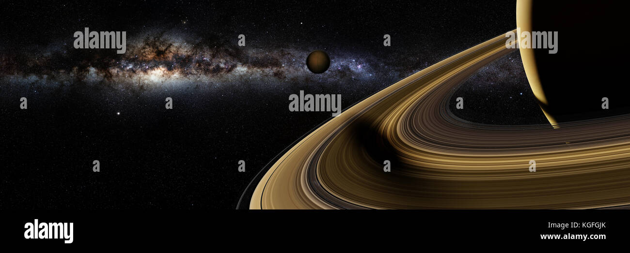Saturns rings hi-res stock photography and images - Alamy