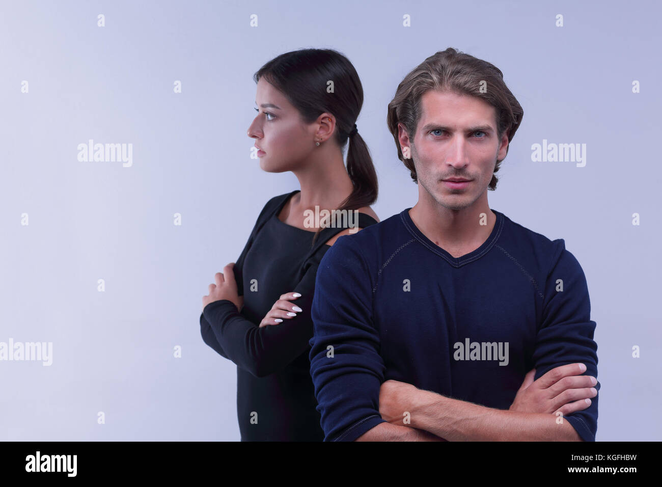 young couple with marital problems Stock Photo - Alamy
