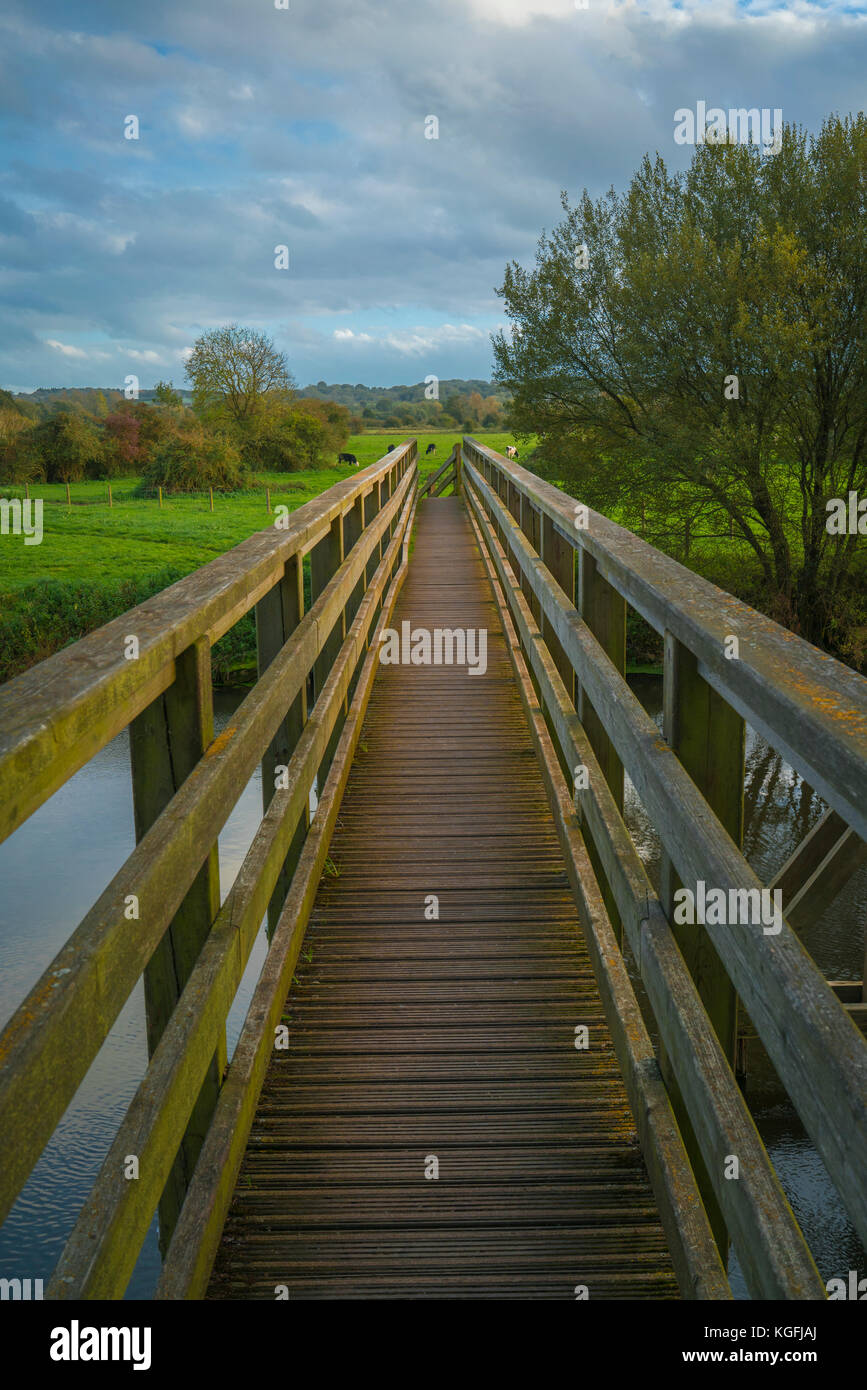 Eye Bridge, Wimborne Stock Photo - Alamy