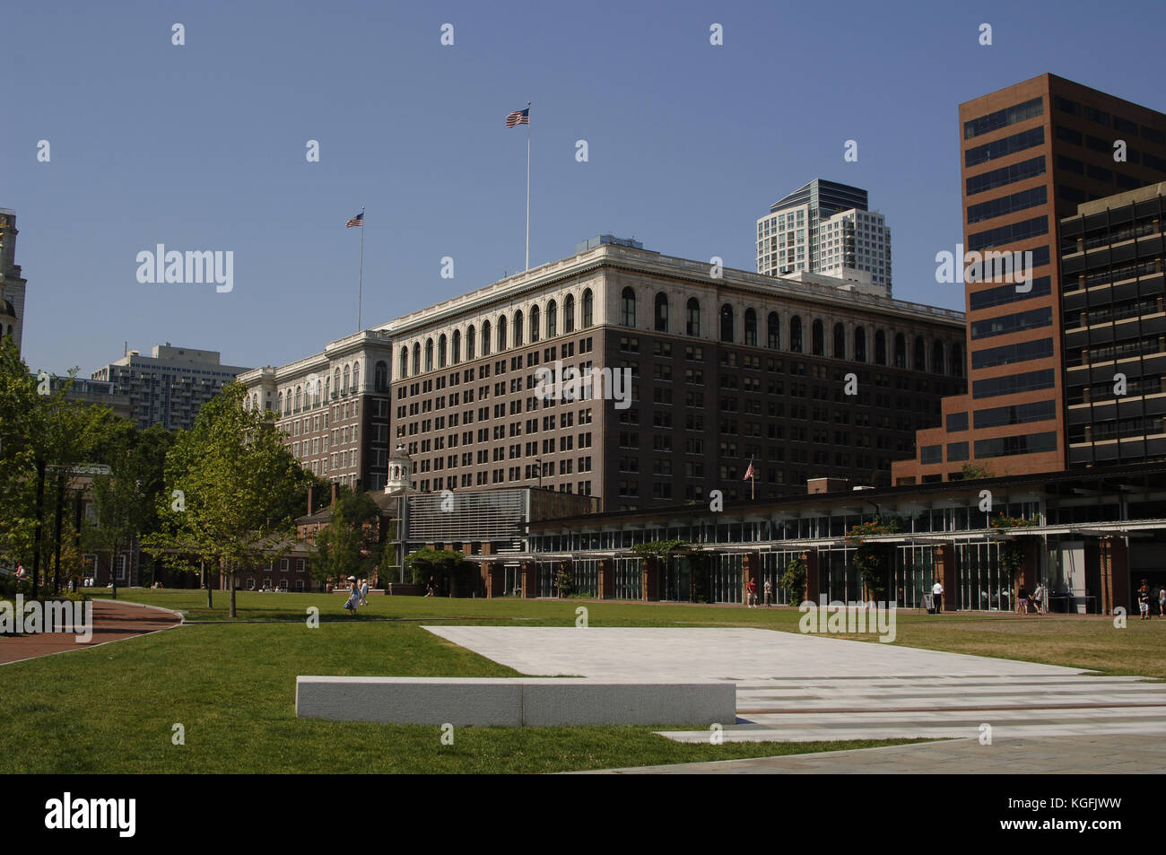 Unites States. Pennsylvania. Philadelphia. Downtown buildings Stock ...