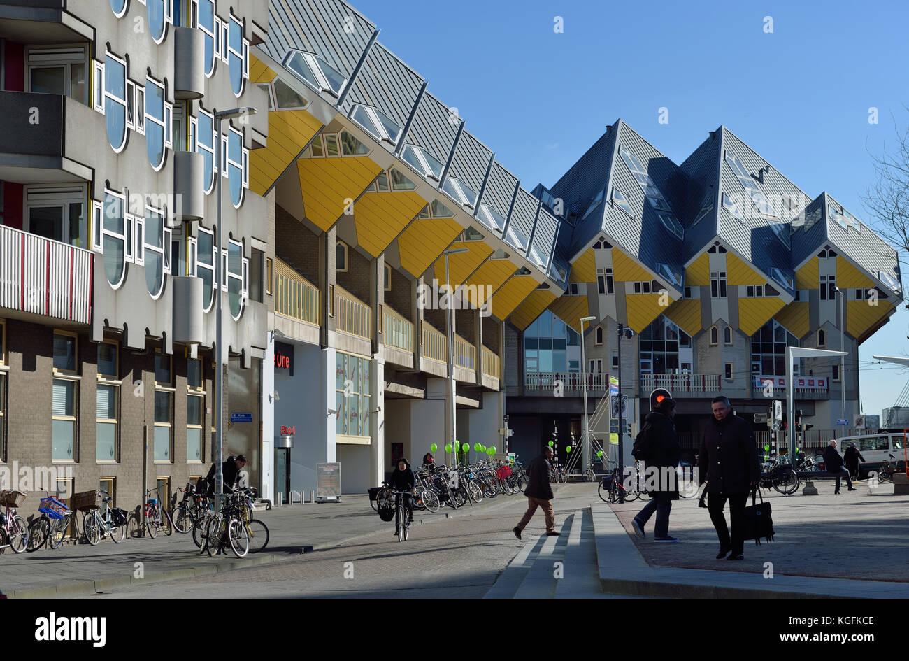 Rotterdam Cube houses Netherlands Stock Photo - Alamy