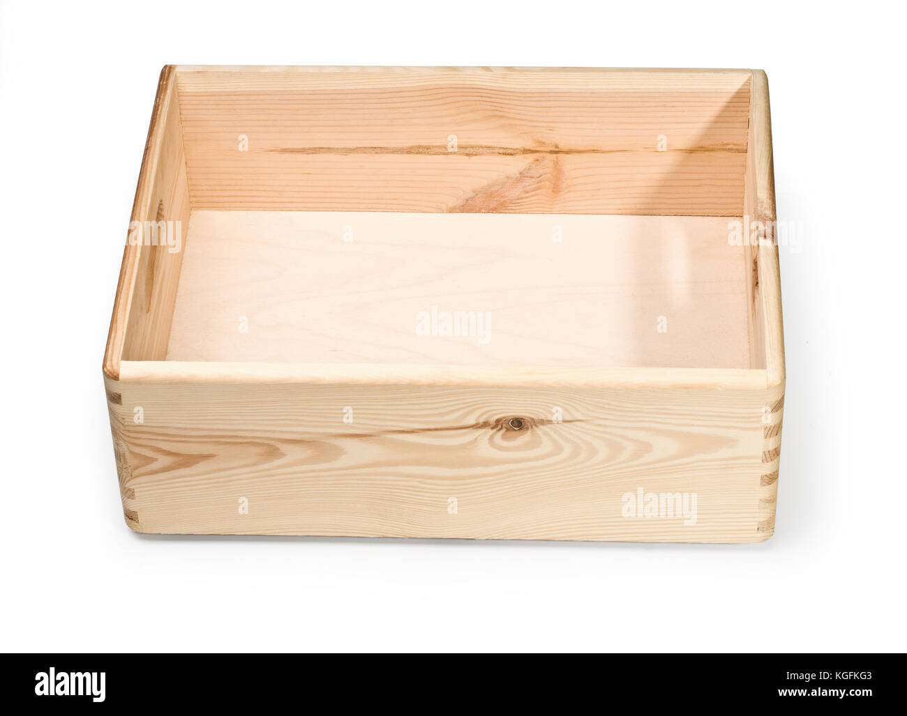empty wooden crate isolated on white with clipping path Stock Photo - Alamy