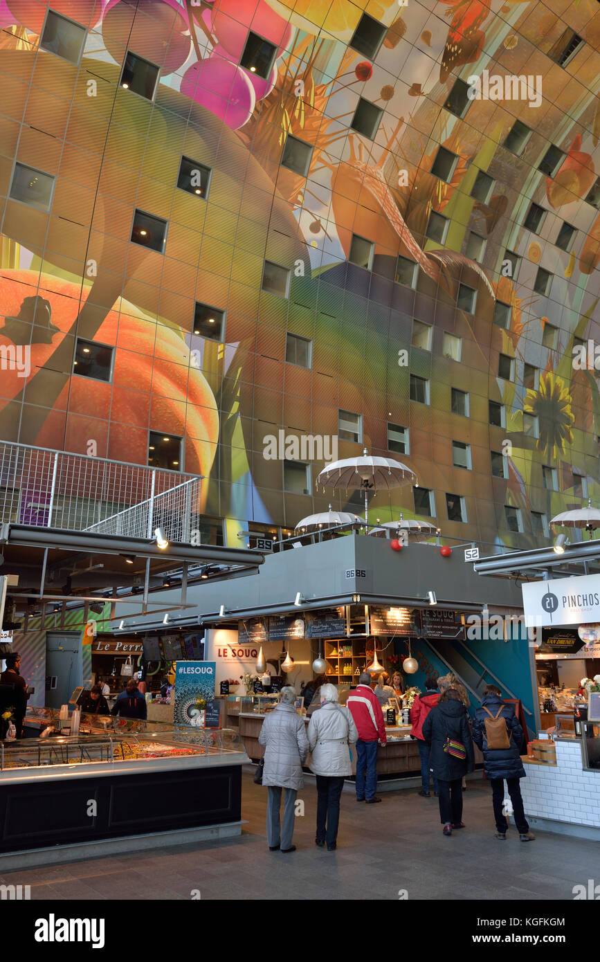 Rotterdam Market Hall, Holland Stock Photo - Alamy