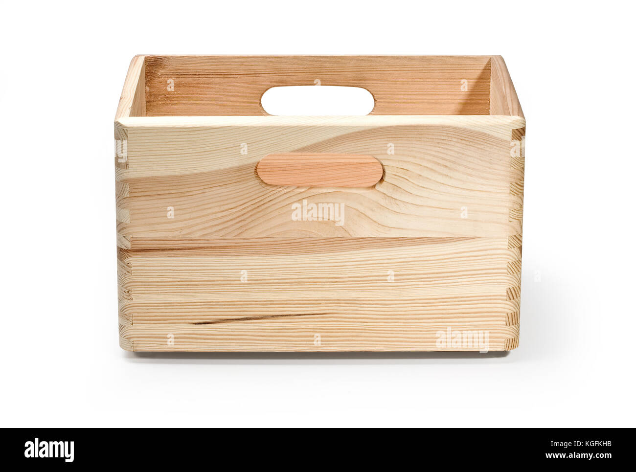 empty wooden crate isolated on white with clipping path Stock Photo - Alamy