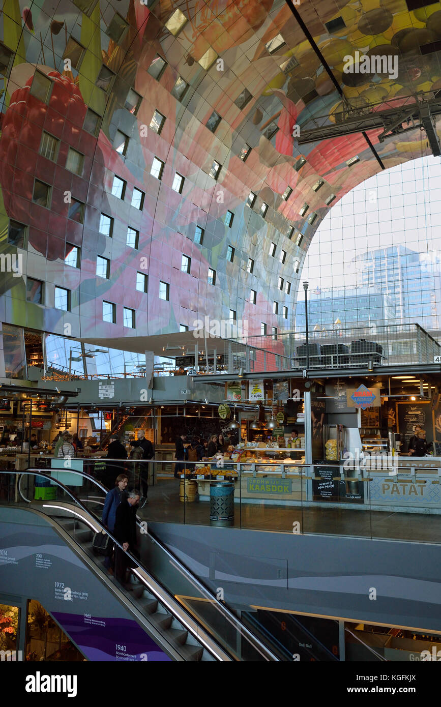 Rotterdam Market Hall, Holland Stock Photo - Alamy
