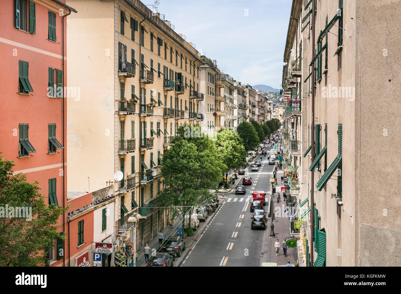 center of genova, Italy Stock Photo - Alamy