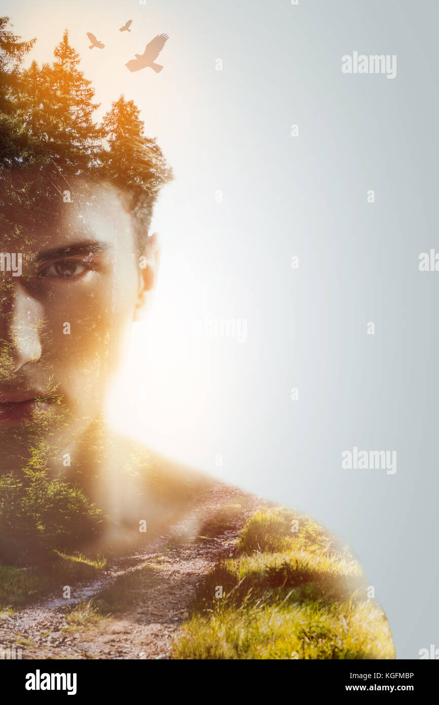 Promising talented guy discovering new ways of thinking Stock Photo - Alamy