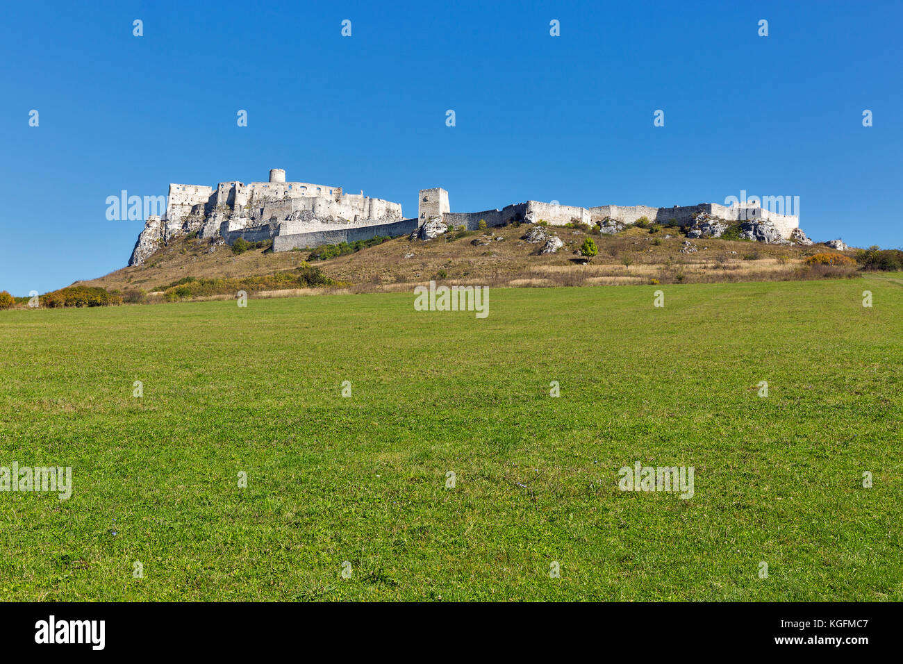 Spis Castle in Slovakia. Spissky hrad, National Cultural Monument ...