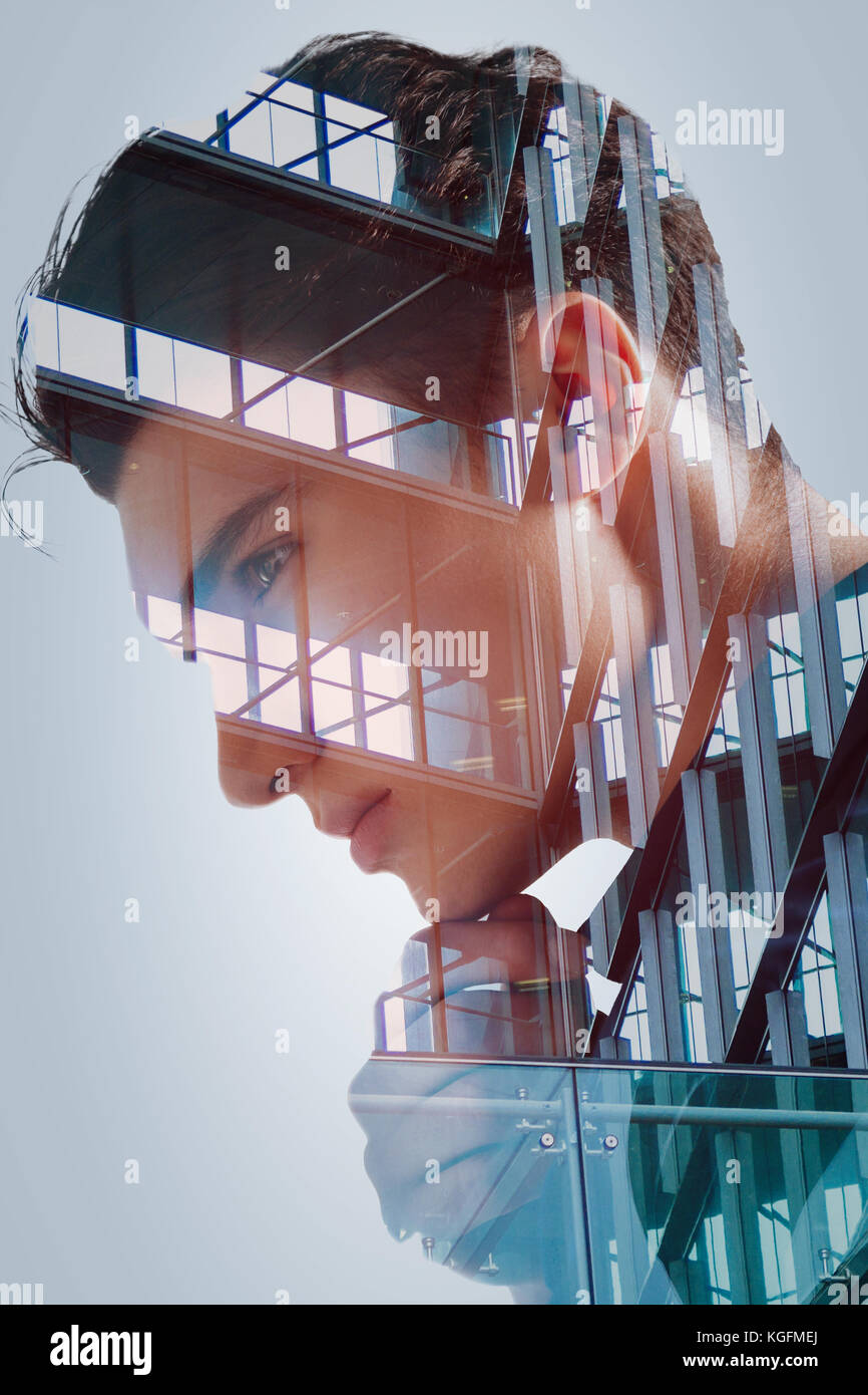 Creative pensive guy recalling his actions Stock Photo - Alamy